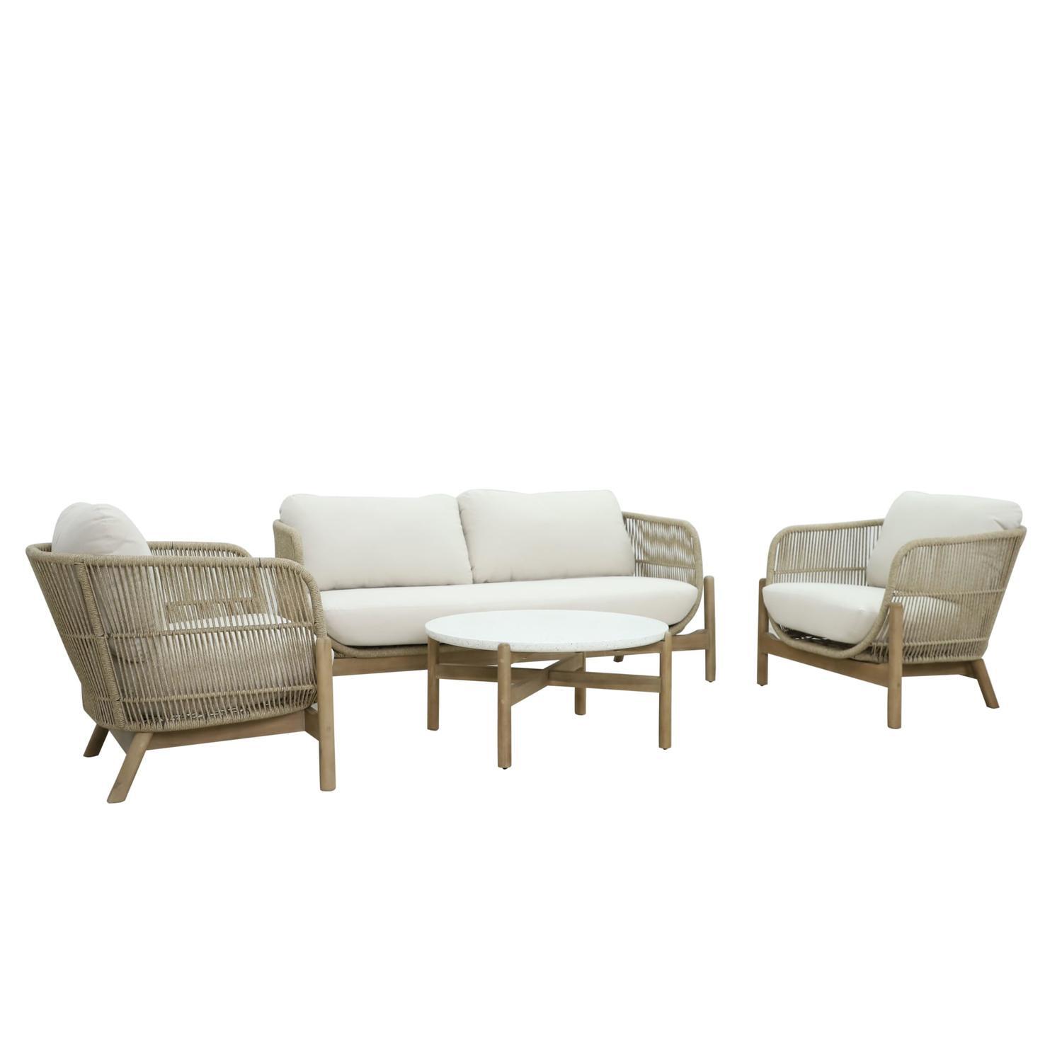 Tuscany Outdoor Lounge Setting 4 Piece Seats 4 | Outdoor Lounge Settings