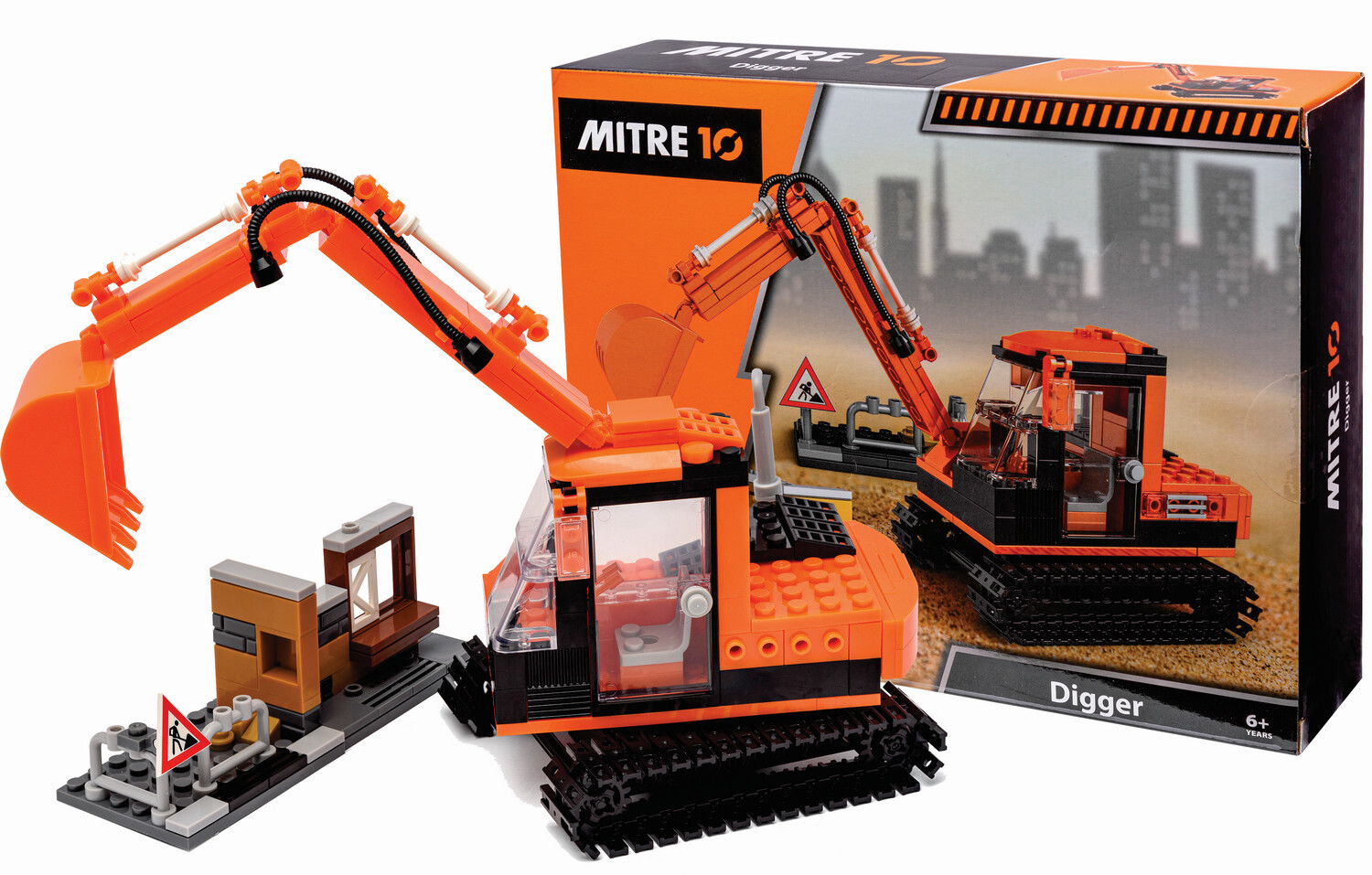 Mitre 10 | Building Blocks Small Digger | Mitre10