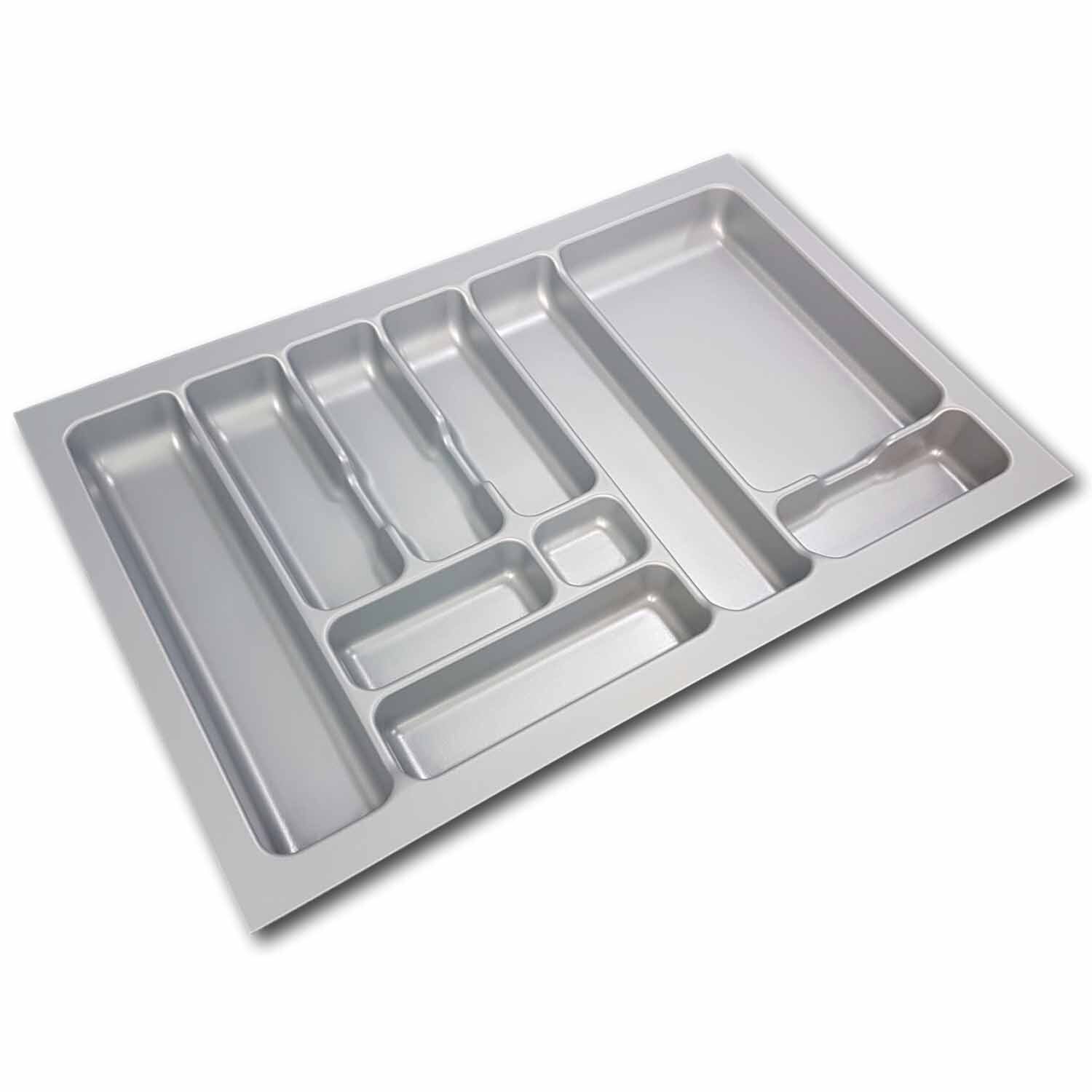 Hafele Home | Cutlery Insert H: 50mm, W: 740mm, D: 490mm Silver | Mitre10