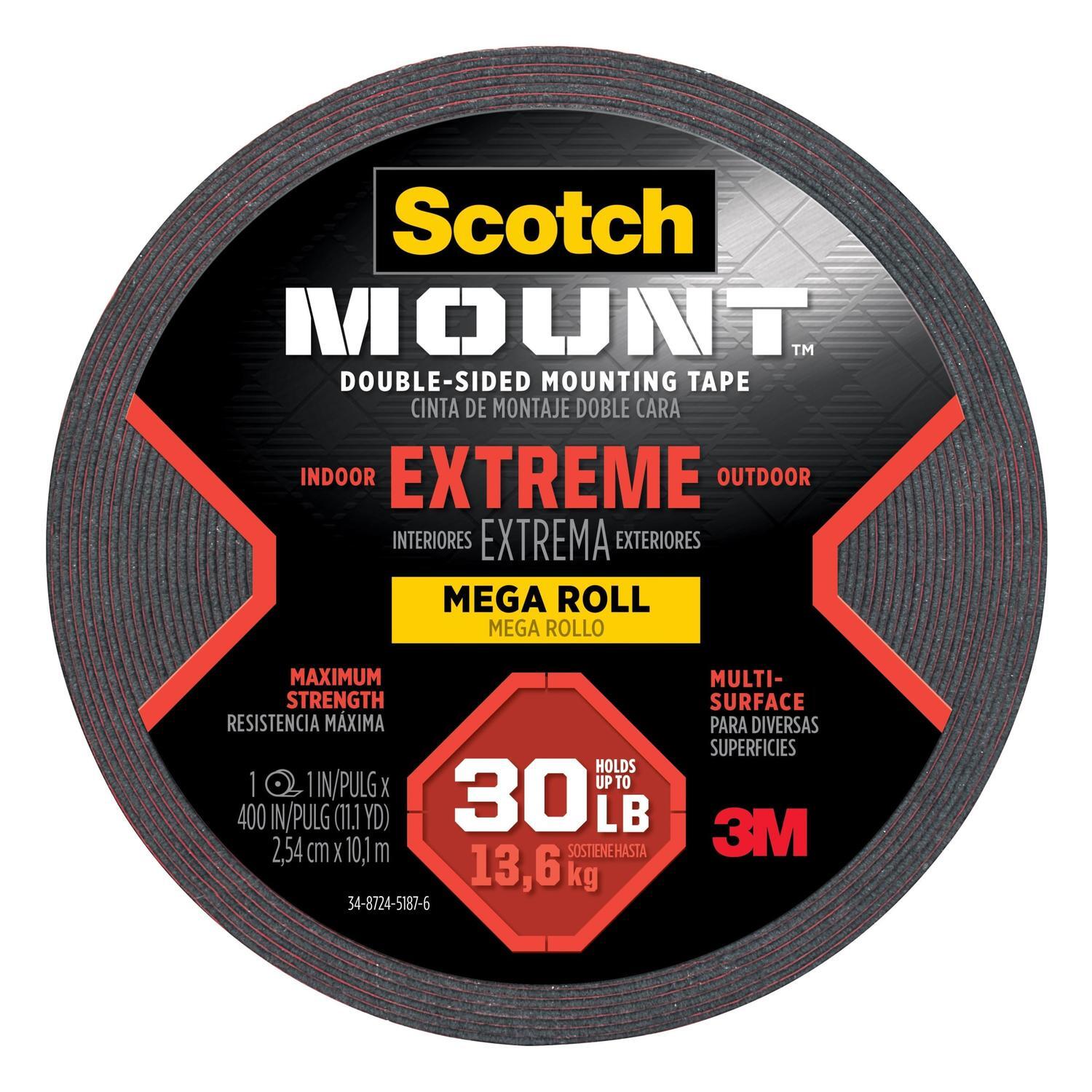 Scotch | Extremely Strong Double Sided Mounting Tape 25mm x 10.1m | Mitre10
