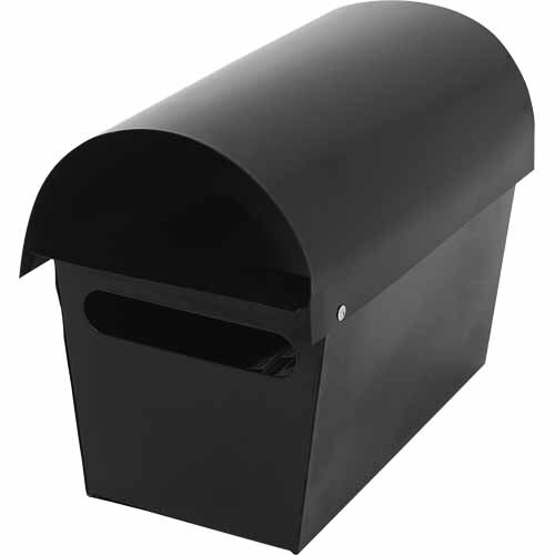 Mail Boss | Wagon Metal Letterbox H: 235mm, W: 170mm, D: 290mm Black ...