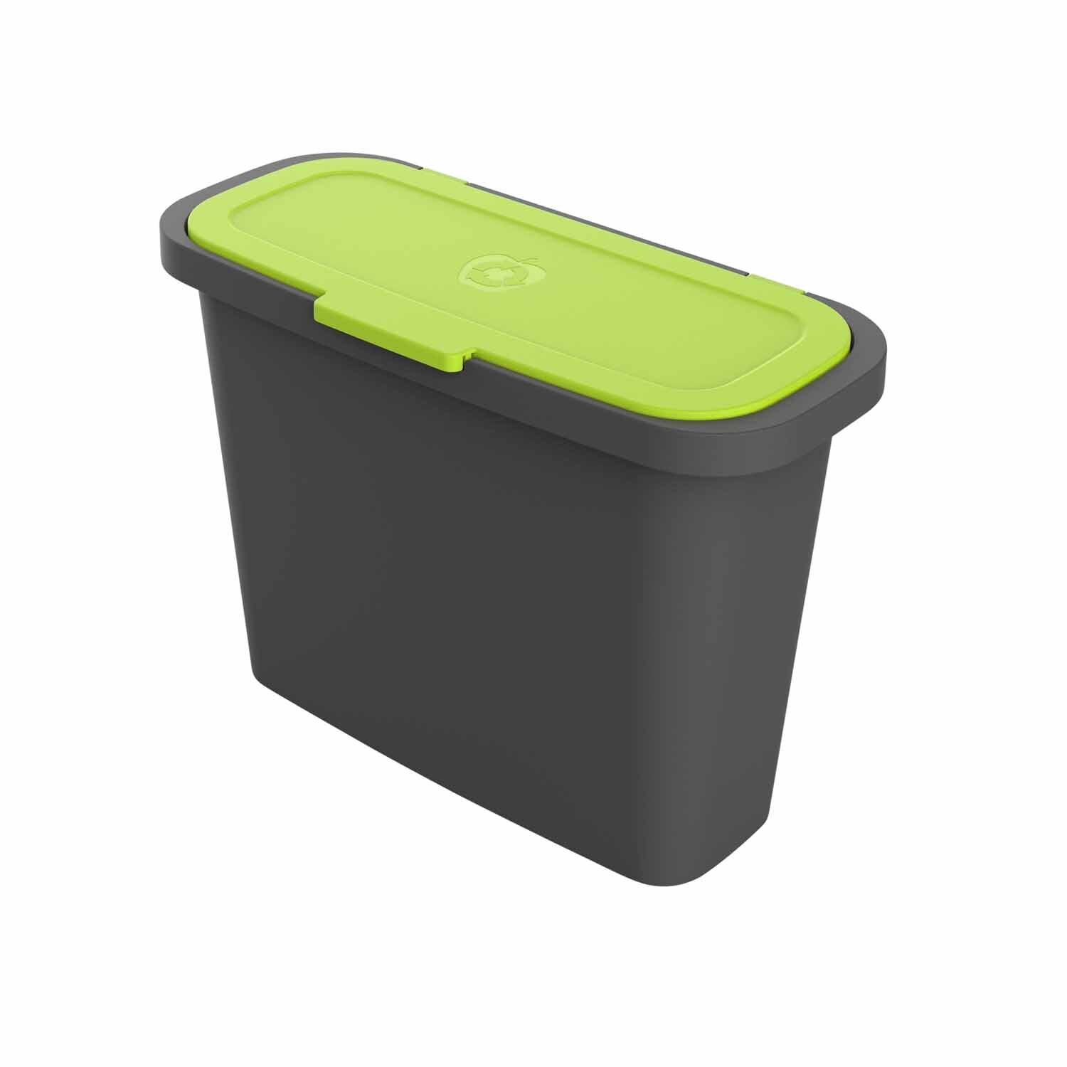 Maze | Compost Caddy 9 litre Black & Green | Mitre10
