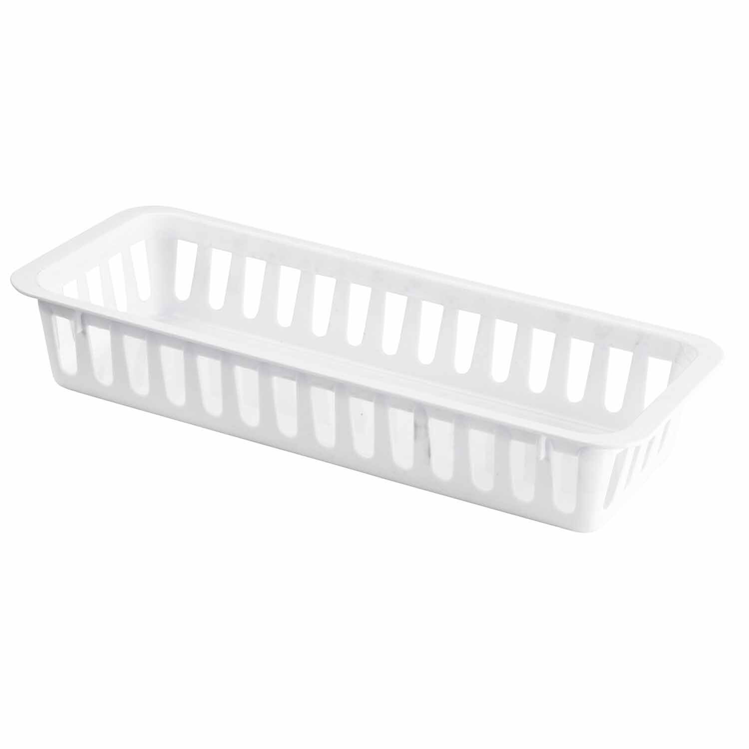 Number 8 | Organised Slim Storage Tray 1.4 litre White | Mitre10