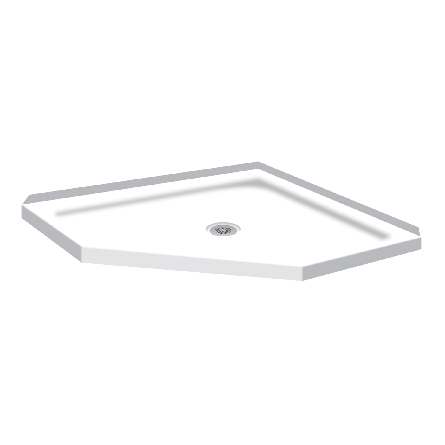 Fibre Systems | Stellar Shower Tray Corner Angle Centre Waste 1000mm ...