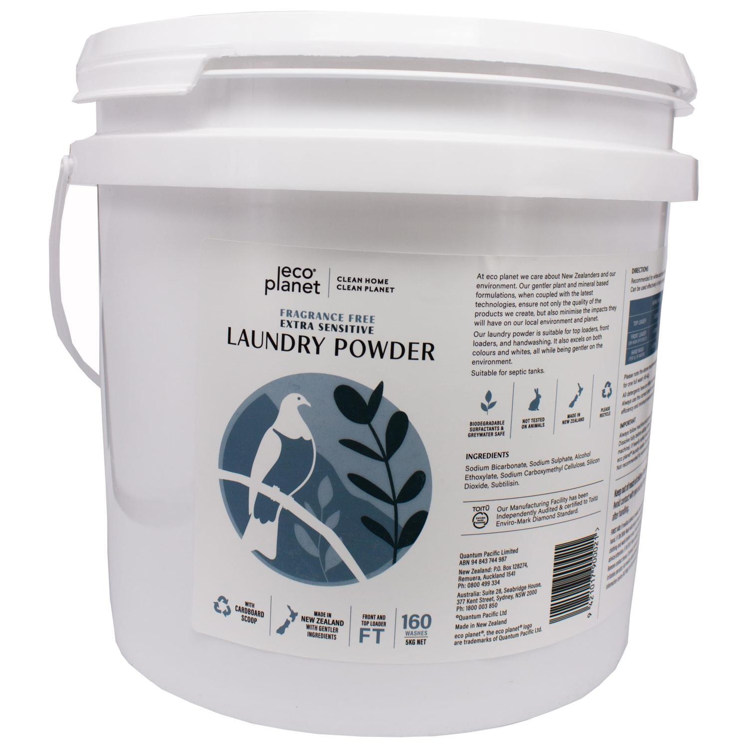 ECO PLANET | Laundry Powder Fragrance Free 5kg | Mitre10