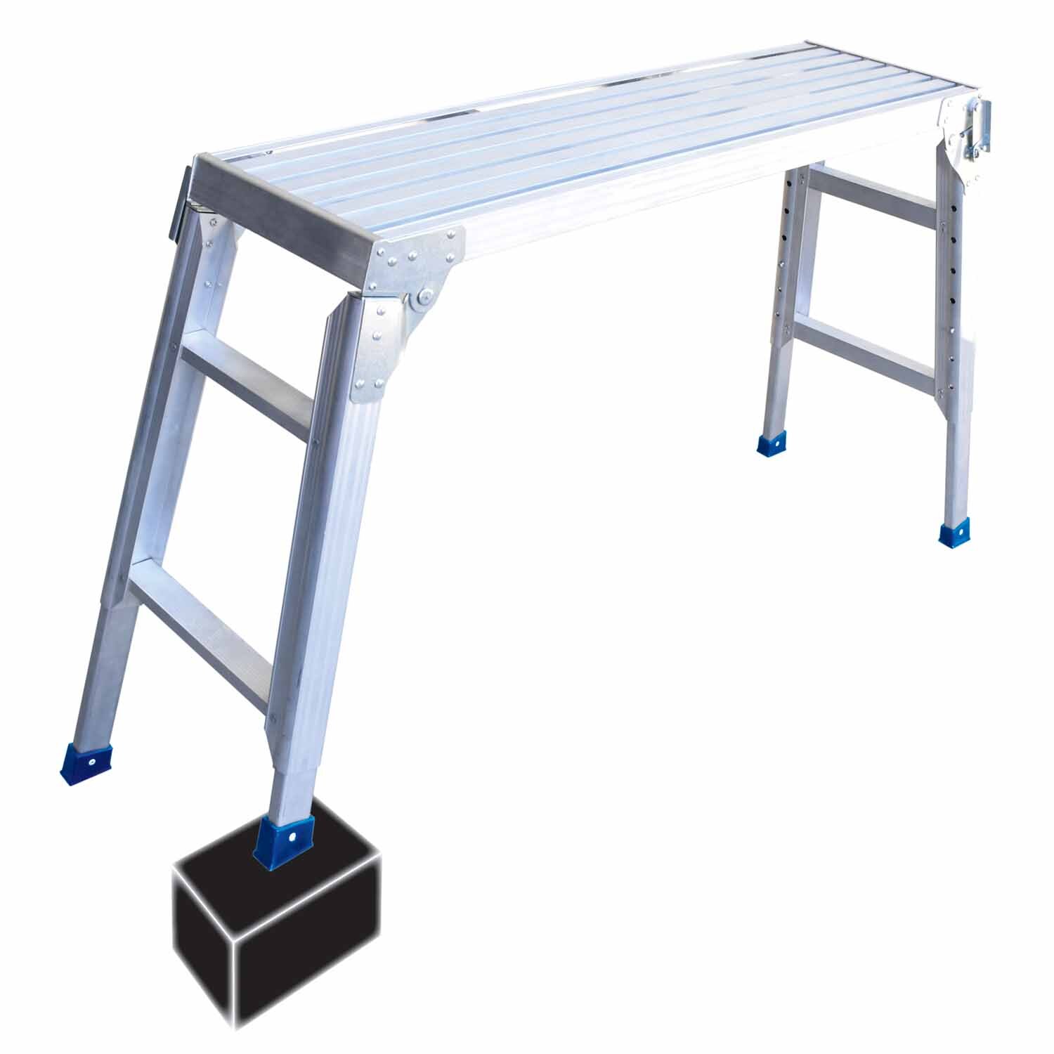 Adjustable Work Platform 410 x 1130 mm Aluminium | Scaffold Ladders ...