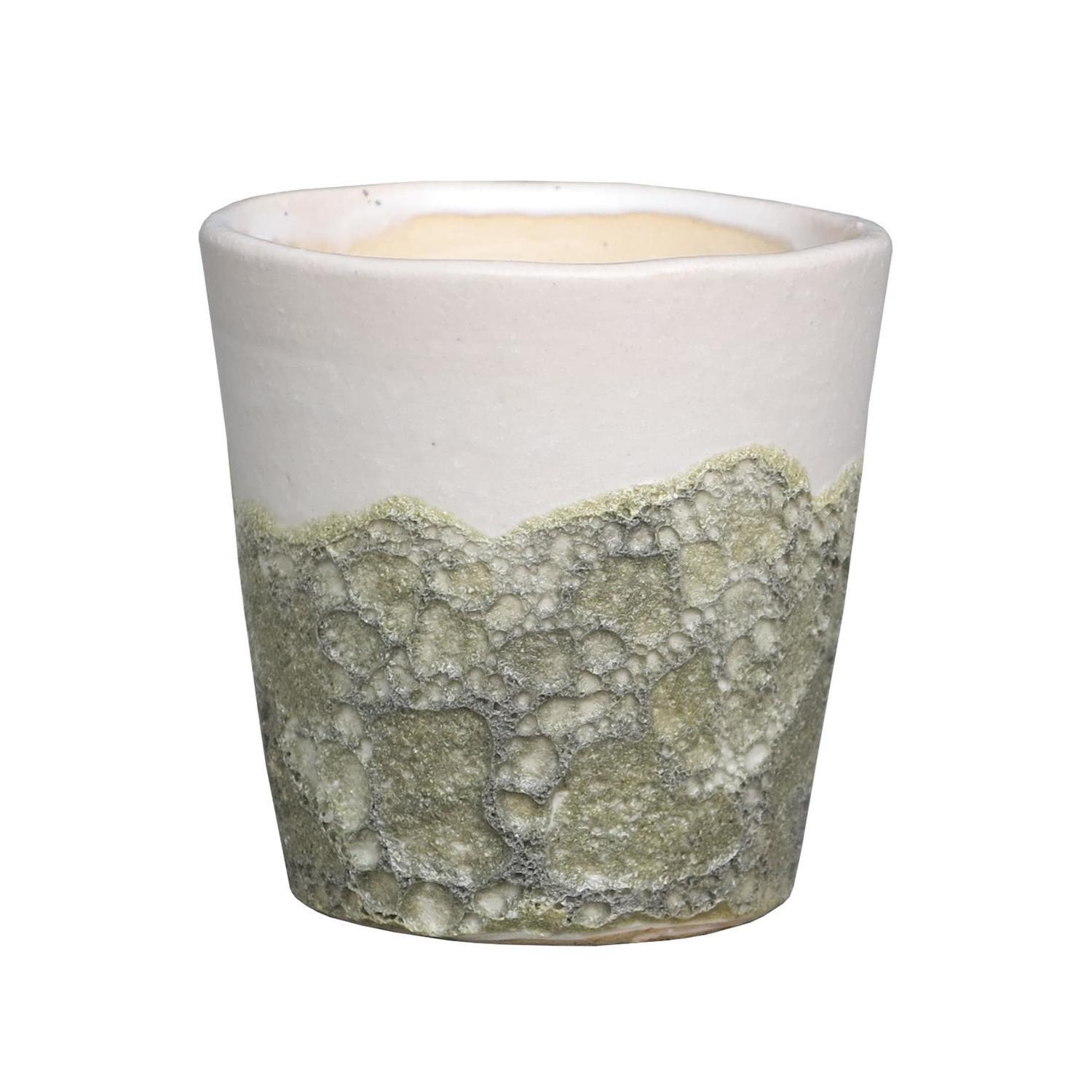 Nouveau | Mini Indoor Ceramic Abyss Pot Honey Wave | Mitre10