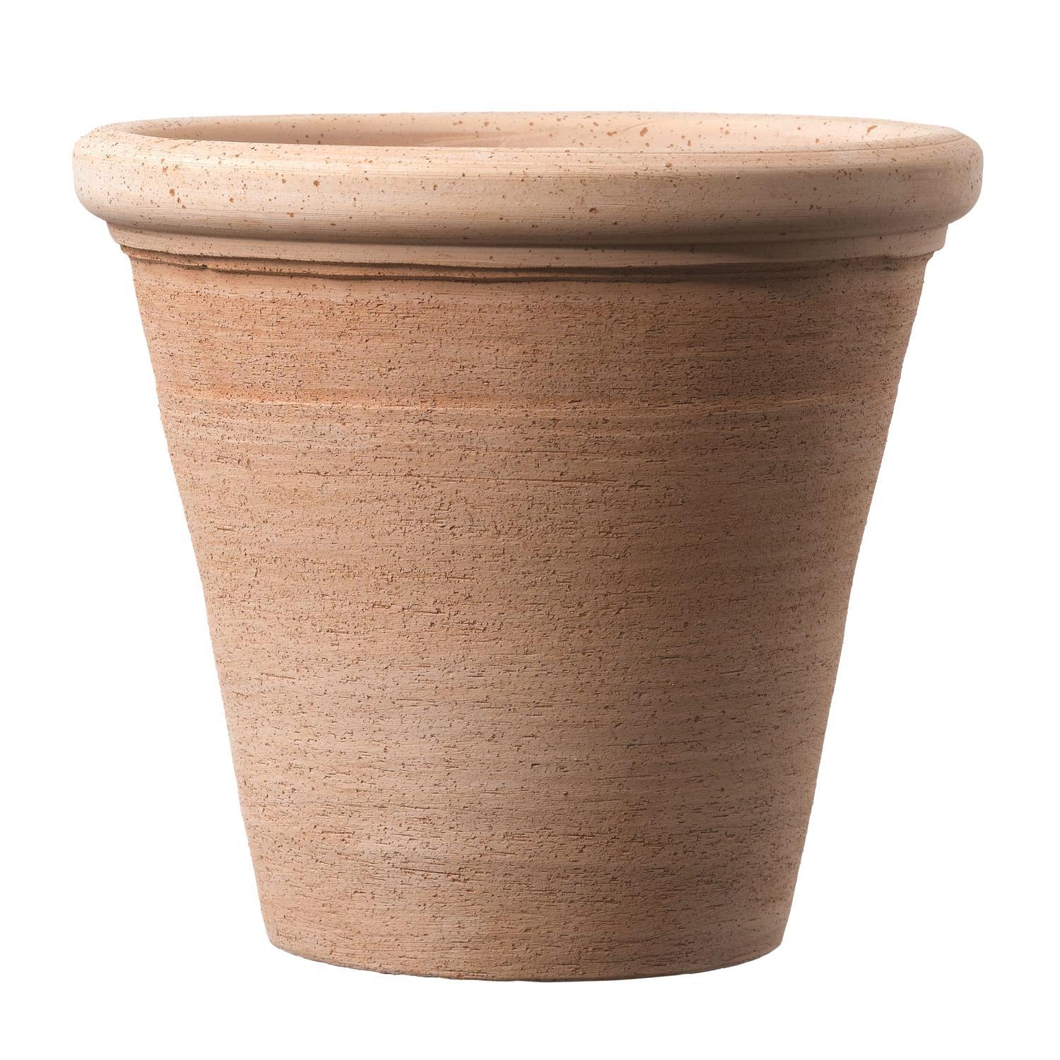 Deroma | Siena Sienna Italian Terracotta Round Pot | Mitre10