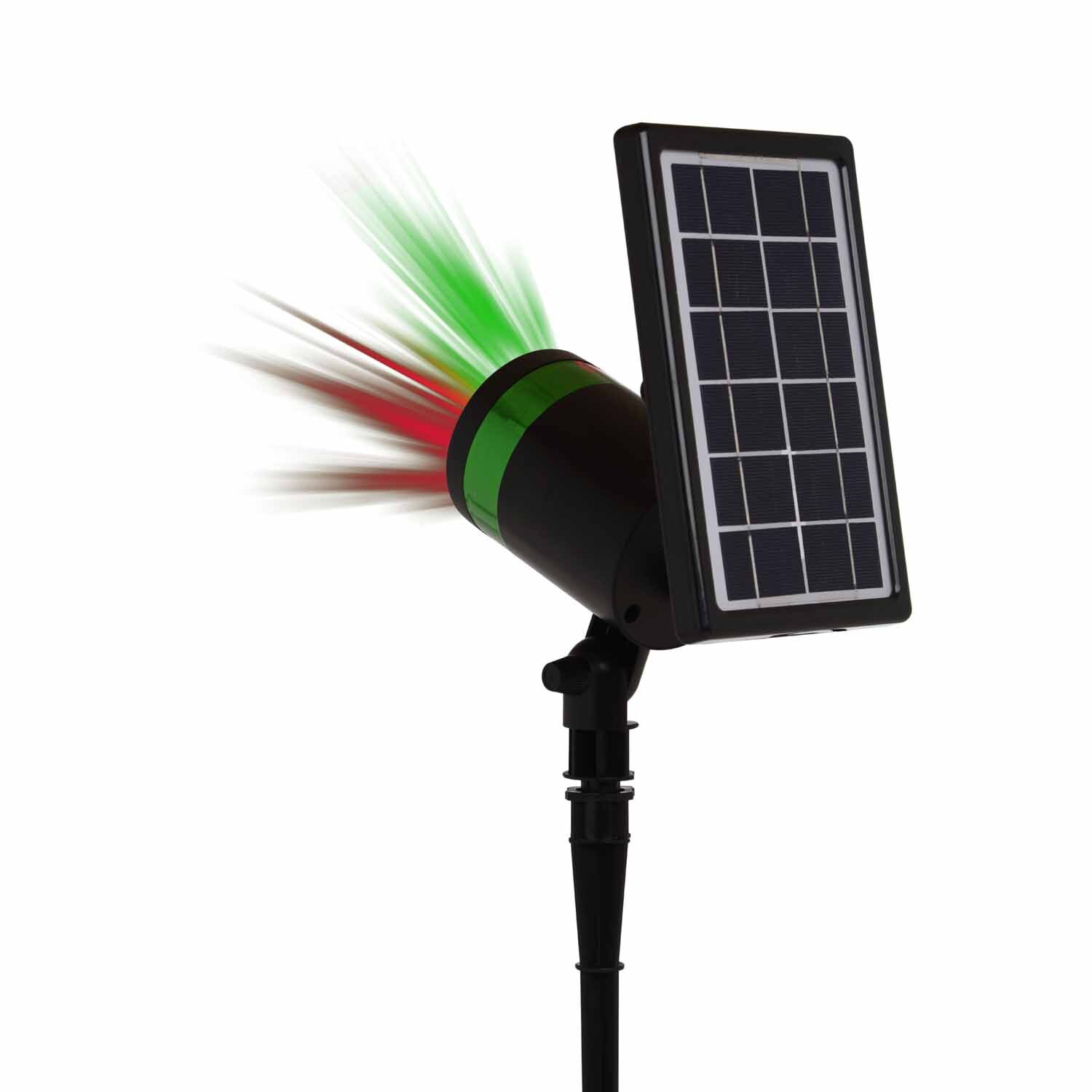 Orbit Lighting | Solar Laser Light H:470mm Red & Green | Mitre10