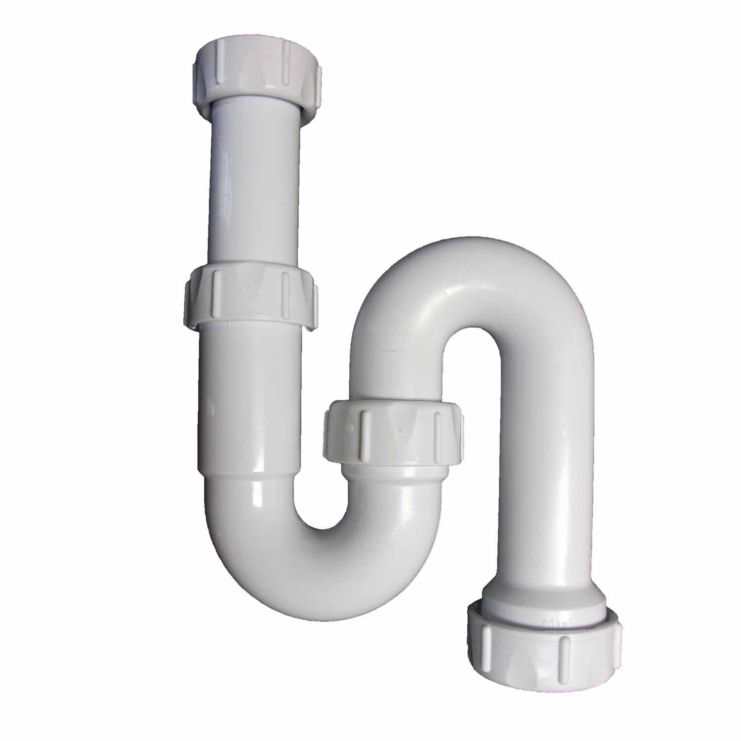 Dux | Fastfit Adjustable Inlet S Trap 32mm White | Mitre10
