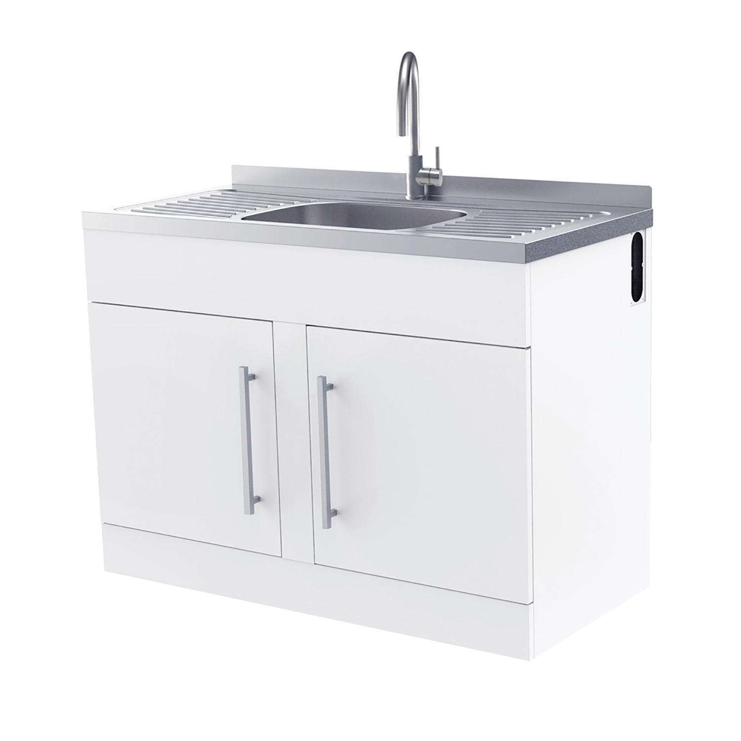 Supertub | Two Door Laundry Tub 1200mm White | Mitre10