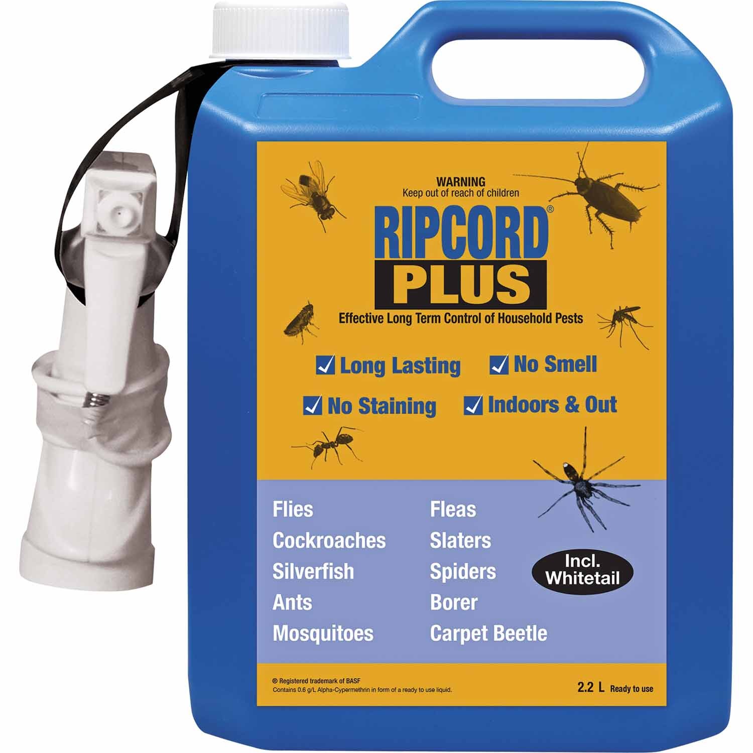 Ripcord Plus | Insect Pest Control Spray 2.2 litre | Mitre10 Ripcord Plus | Insect Pest Control Spray 2.2 litre | Mitre10