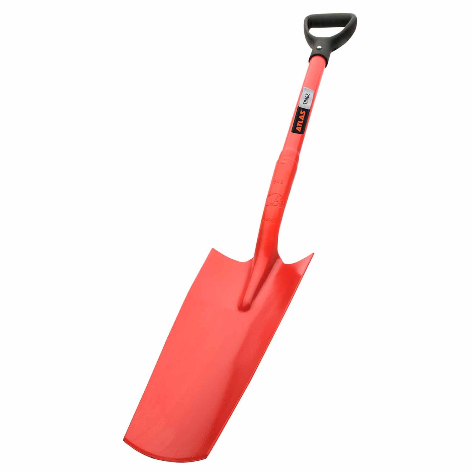Atlas Trade | Trade Steel Handle Poly D Trenching Spade 1100mm | Mitre10