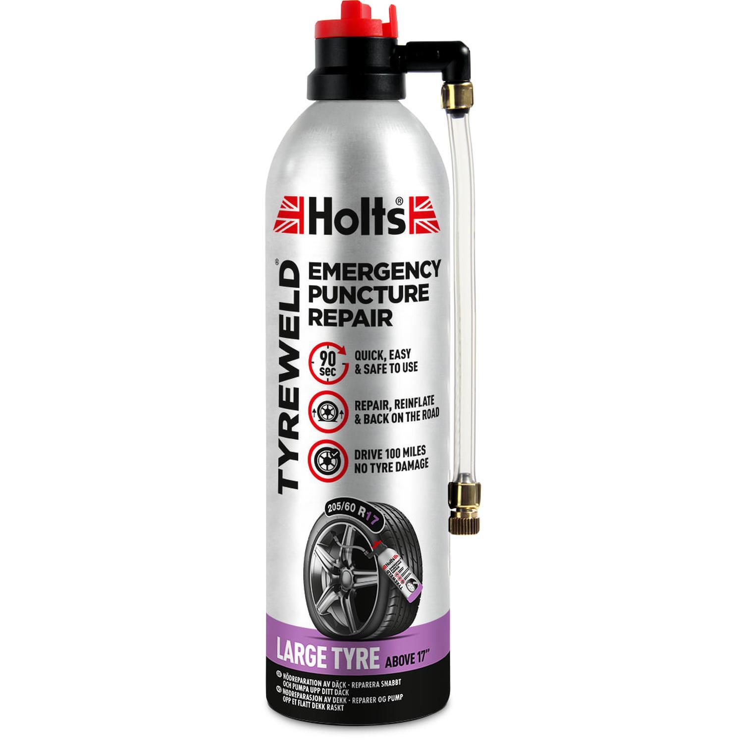 Holts | Tyreweld Emergency Puncture Repair 500ml White | Mitre10