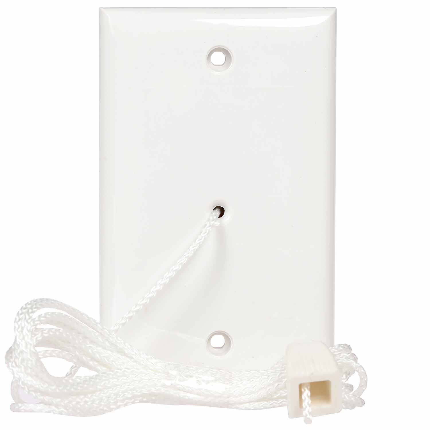 HPM | Switch 1 Gang Ceiling Cord-pull Rectangular 240V White | Mitre10