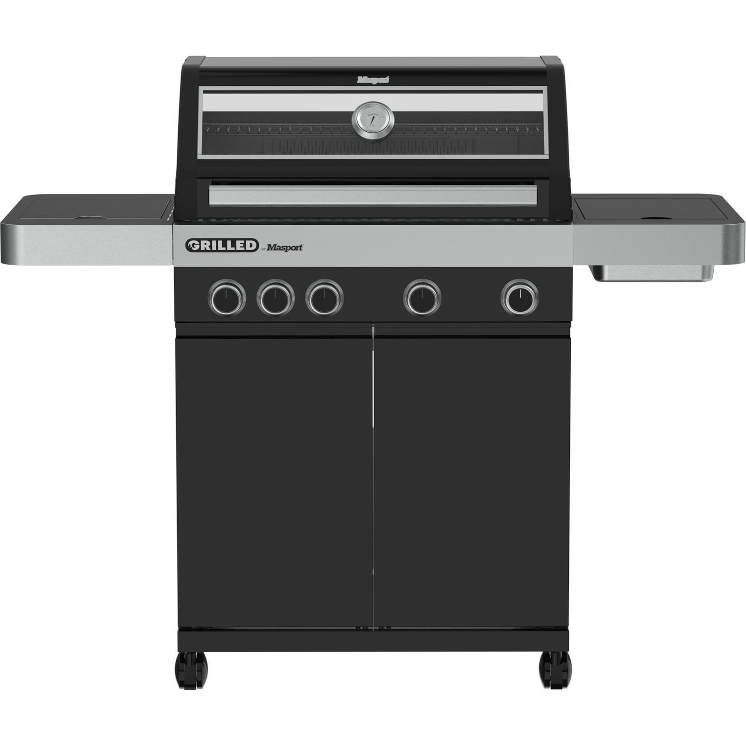 Masport | Grilled by Masport Classic 4 Burner Black | Mitre10