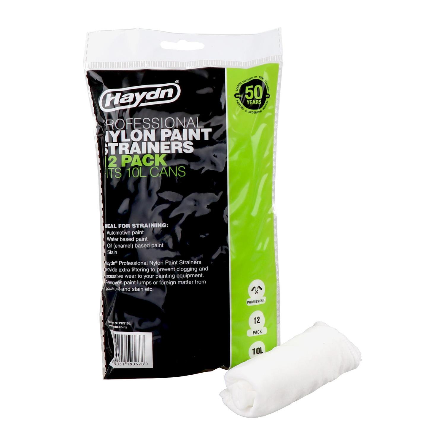 Haydn | Professional Nylon Paint Strainers 10l capacity - 12 pieces ...