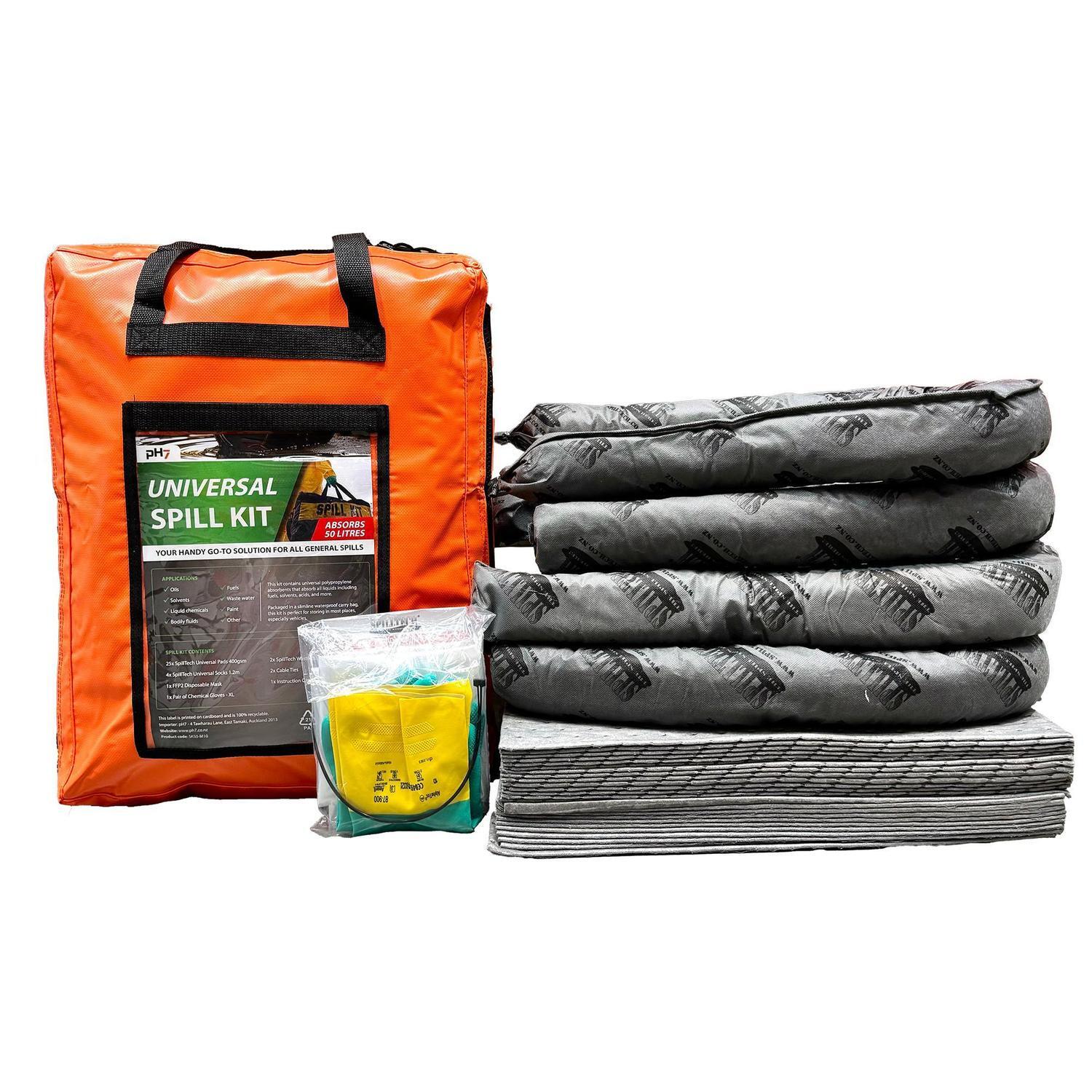 SpillTech | Universal Spill Kit 50L | Mitre10