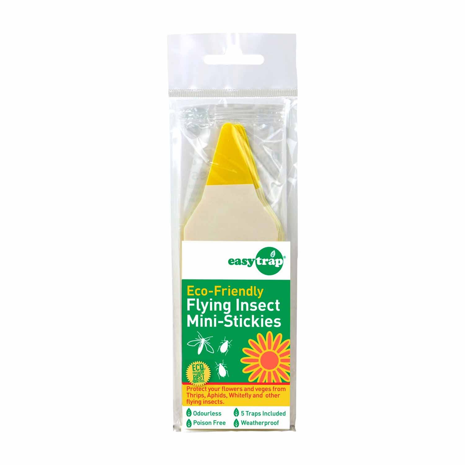 EasyTRAP | Flying Insect Mini-stickies Pack of 5 | Mitre10