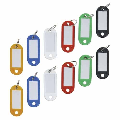 Medalist | Plastic Key Tags Pack of 12 | Mitre10