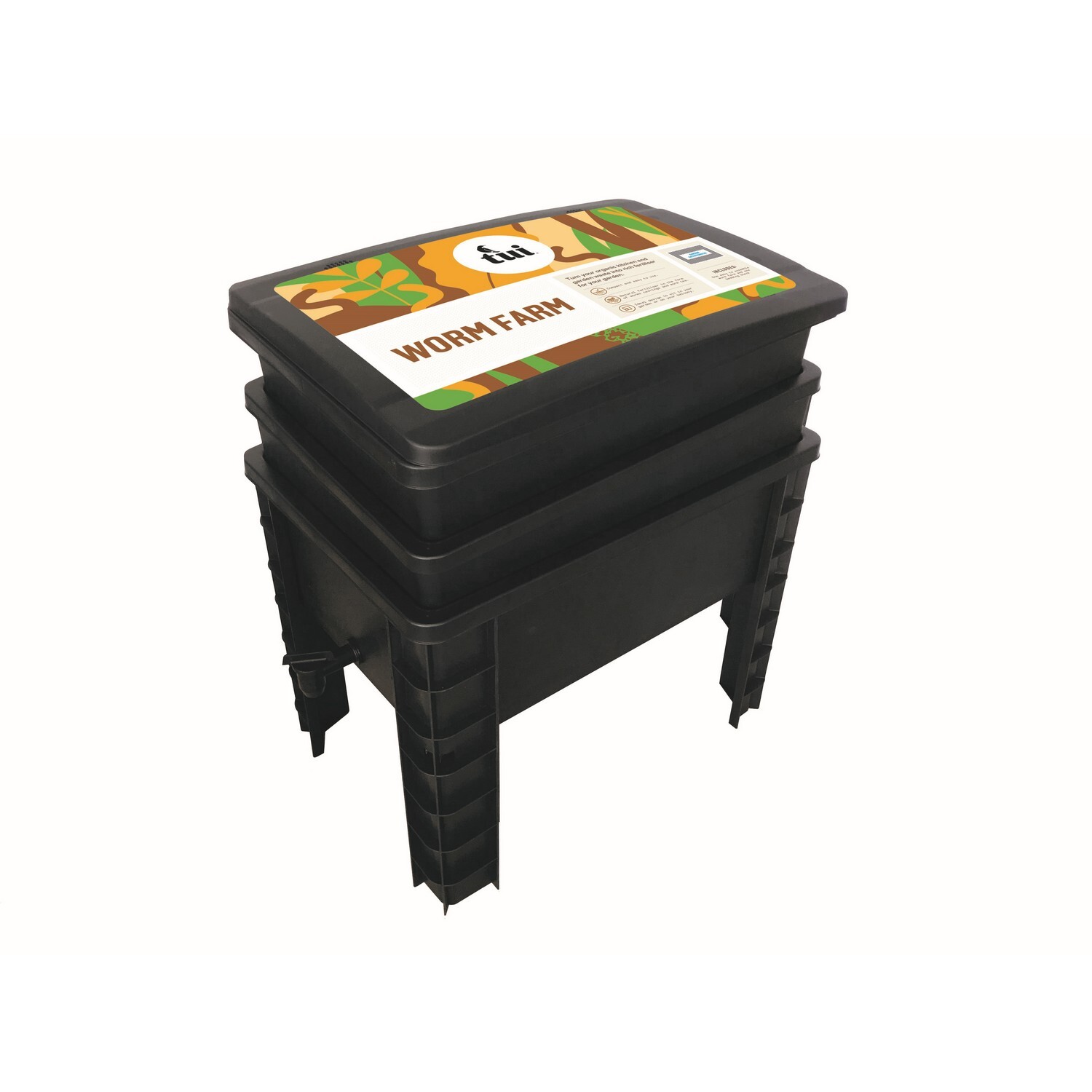 Tui | 3 Tier Worm Farm Kit | Mitre10