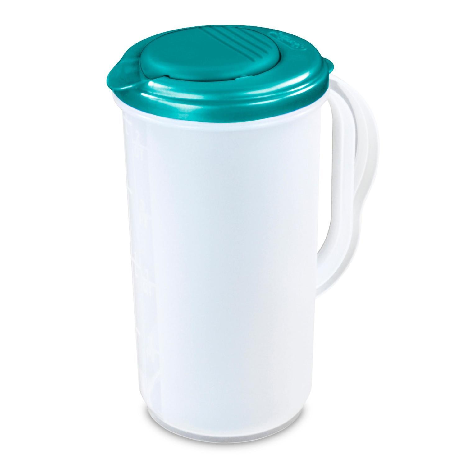 Sterilite | Ultra Seal Jug H: 240mm, W: 125mm, D: 180mm Clear/Blue ...