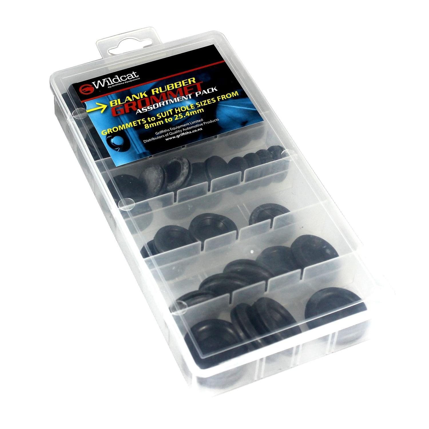 Wildcat | Blank Rubber Grommet Multipack 8mm - 25.4mm | Mitre10