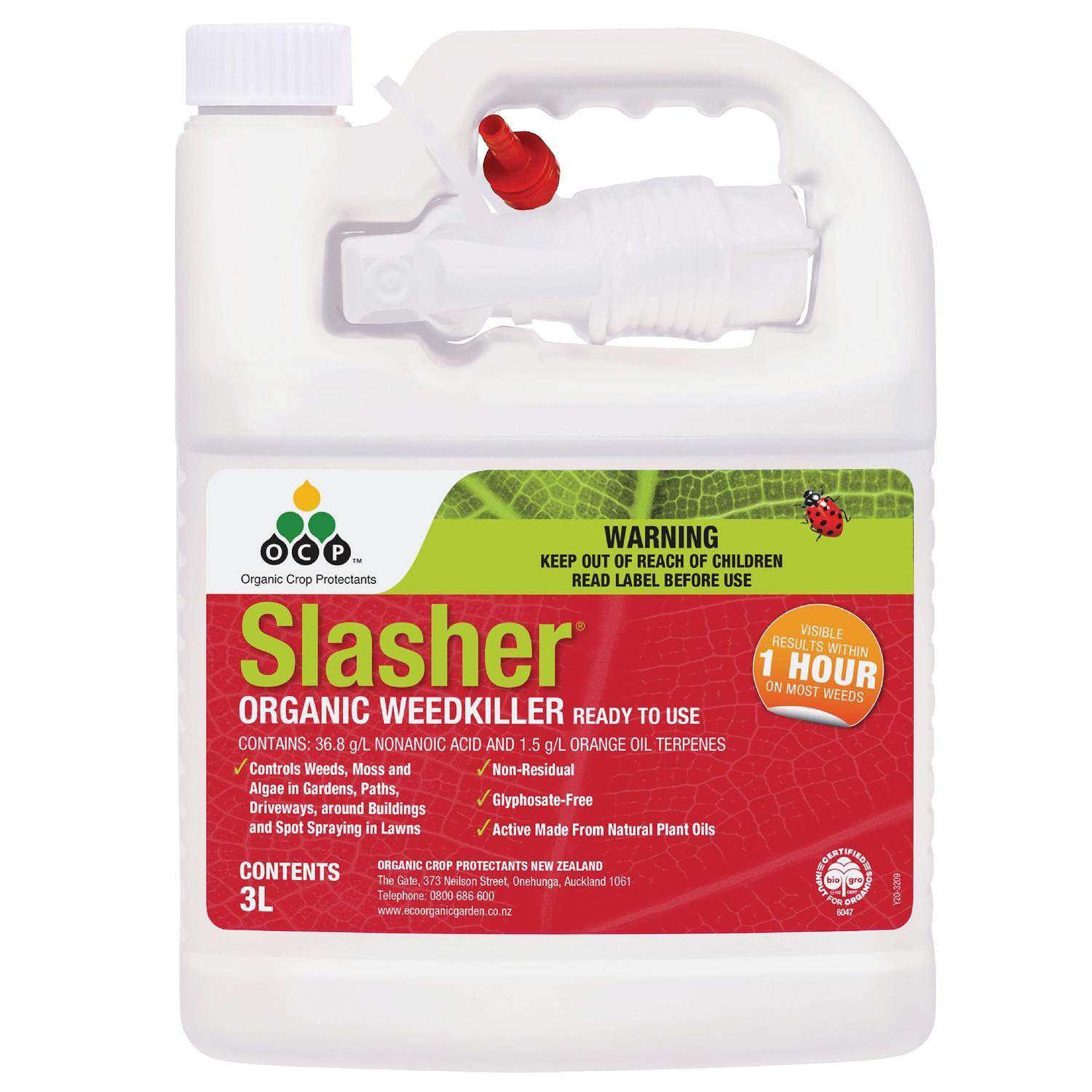 OCP | Slasher Organic Weedkiller Slasher Ready To Use 3 litre | Mitre10