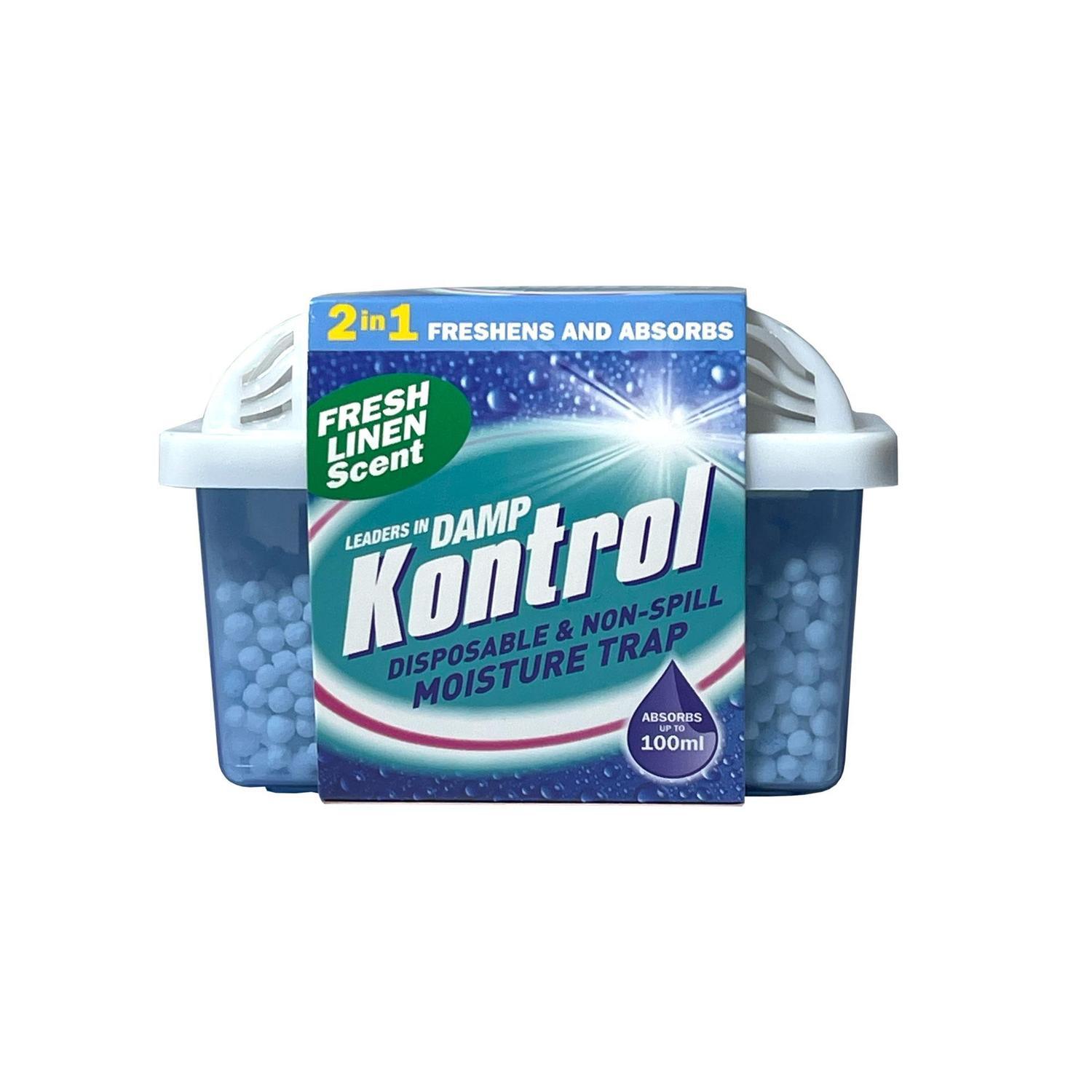 Kontrol | Mini Moisture Trap 100g Damp Kontrol Linen Scented 100g | Mitre10