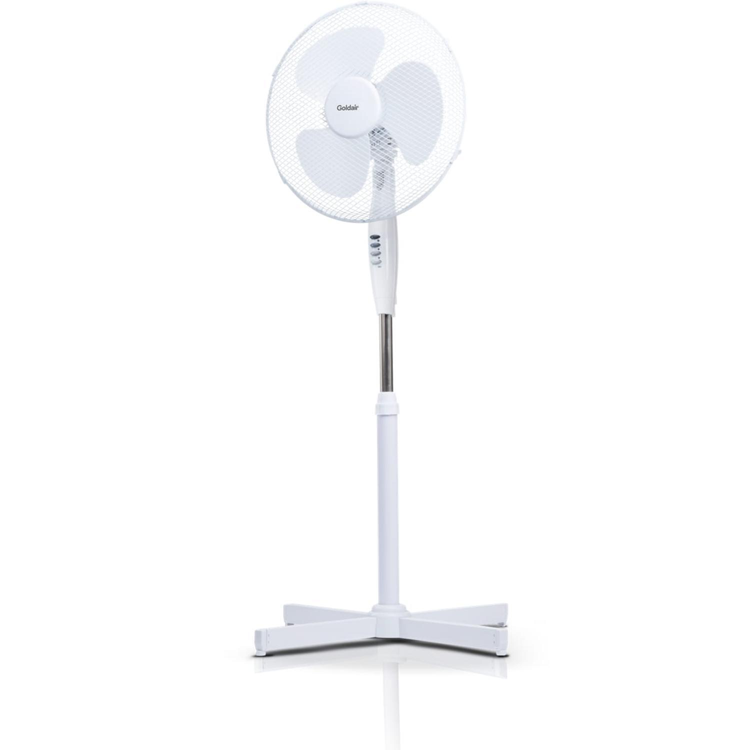 Goldair | Pedestal Fan 40cm White | Mitre10