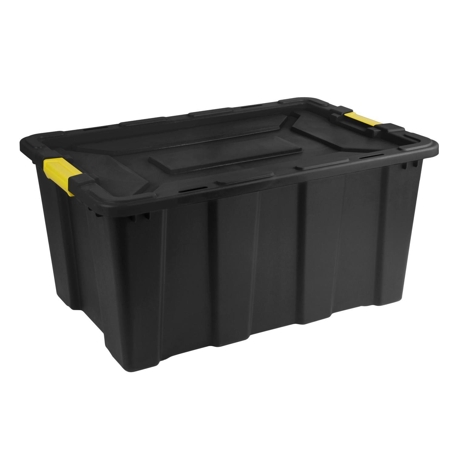 Number 8 | Storage Box 100 litre Black | Mitre10