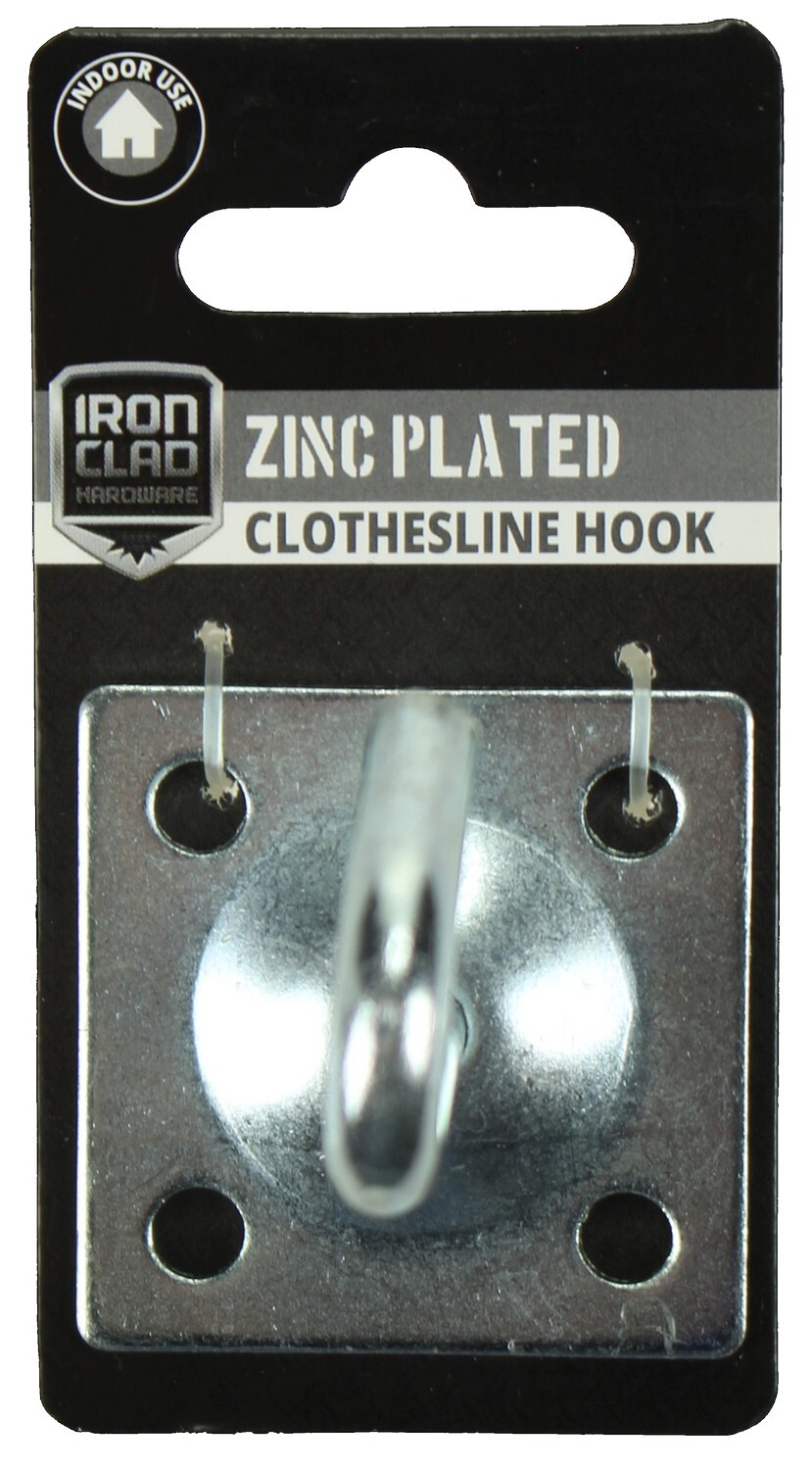 Iron Clad | Clothesline Hook Zinc Plated | Mitre10