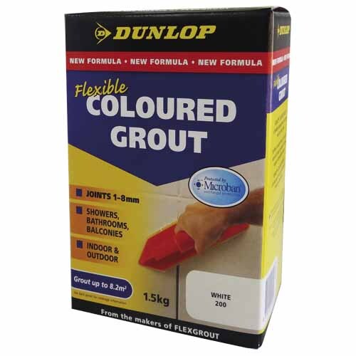 Dunlop | Coloured grout 1.5kg Misty Grey 241 | Mitre10