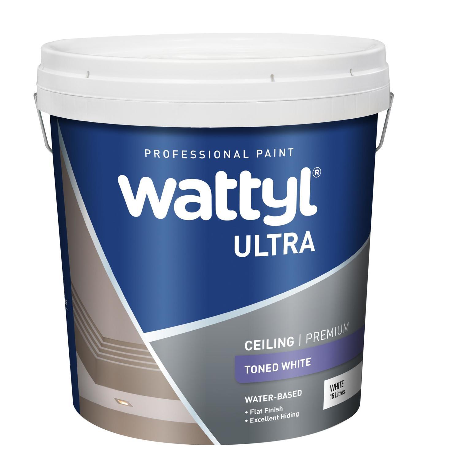 Wattyl | Ultra Toned Ceiling Paint 15 litre White | Mitre10