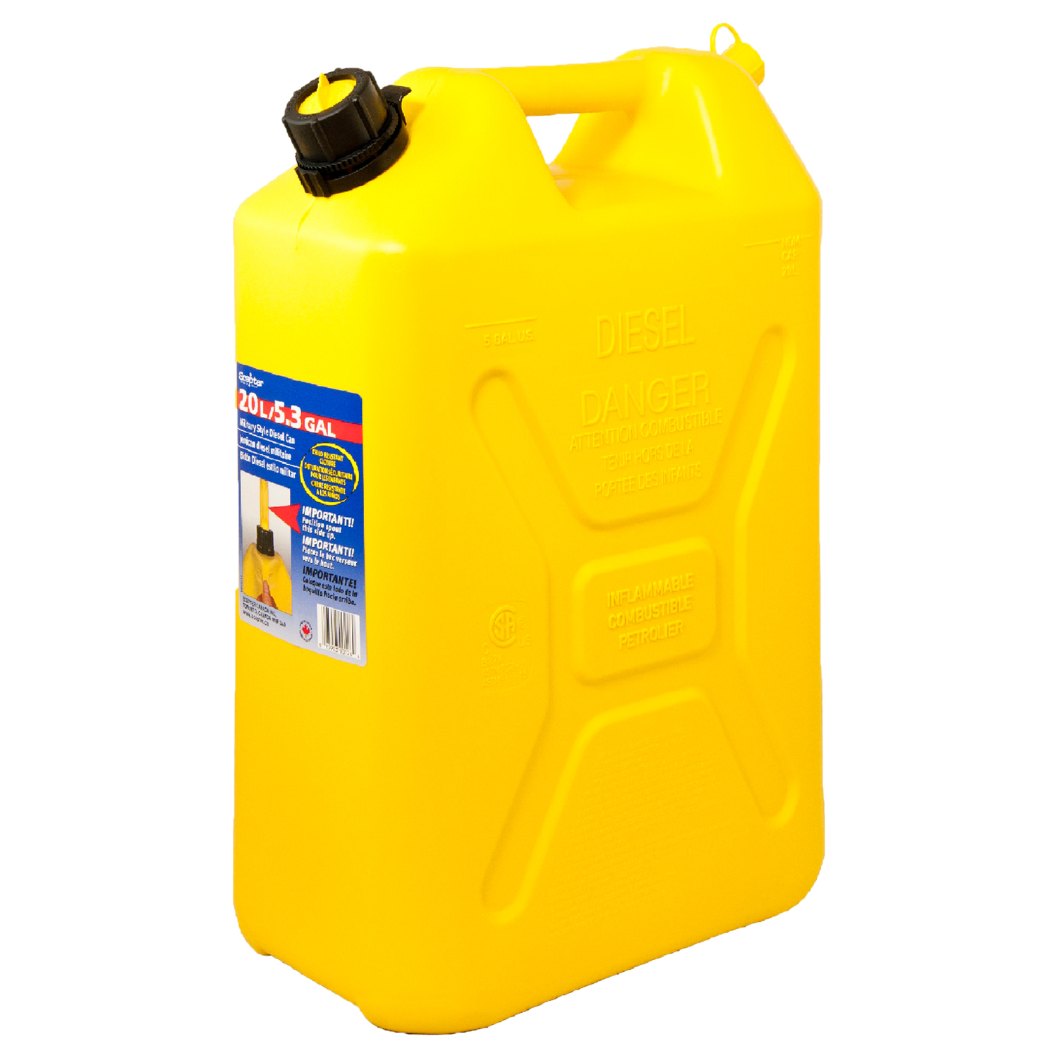Scepter | Fuel Can - Diesel 20 litre | Mitre10