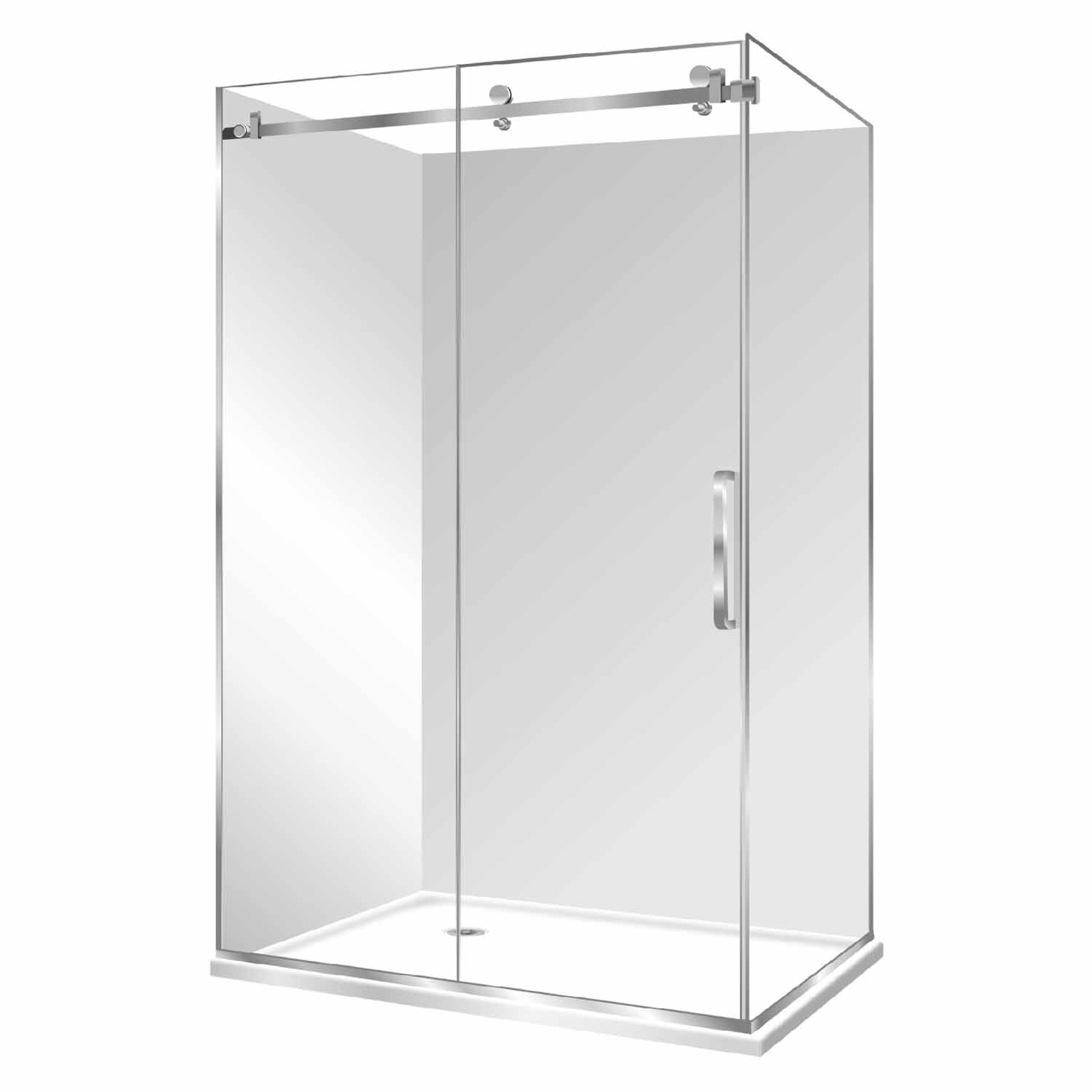 Fibre Systems | Stellar Luxury 2000 Frameless Shower - Left-Hand Tray ...